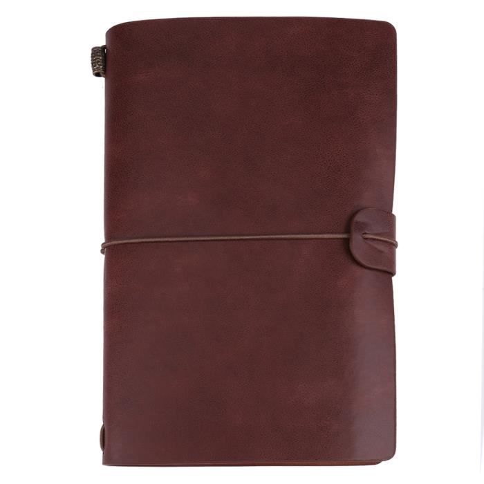 LIA Bloc-Notes de Voyage en Cuir PU Classique Journal Personnalisé ...