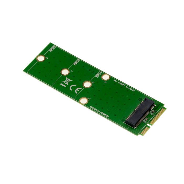Adaptateur M2 vers mSATA - Non spécifié - SSD M.2 SATA - Connecteur B Key - Formats 2280/2260 ...