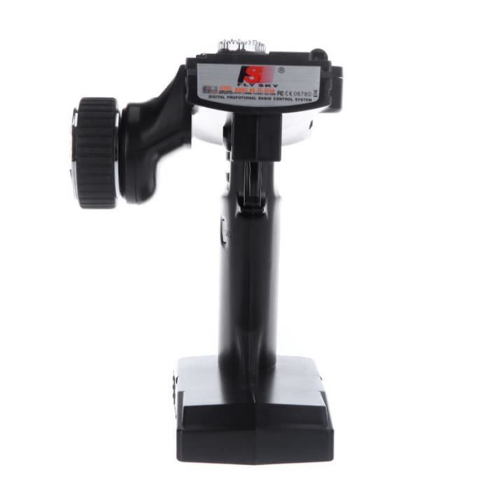 FS-GT3B 2.4G 3CH Radio modèle télécommande émetteur récepteur LCD RM319 ...