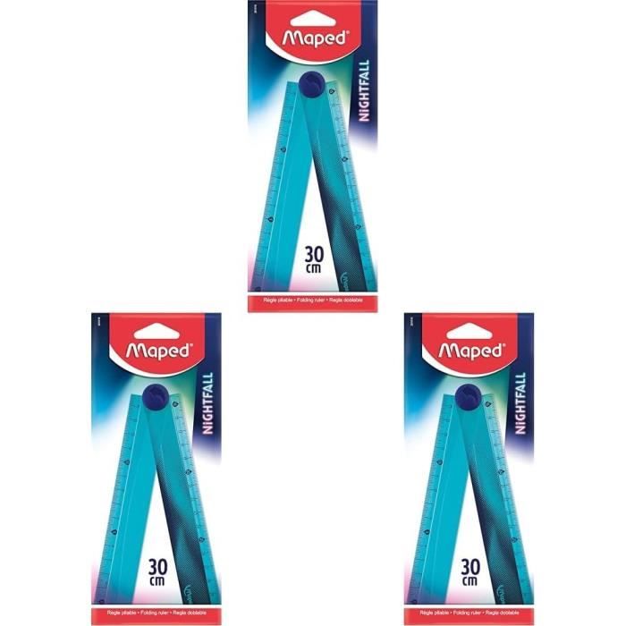 Règle pliable 2 en 1 - Règle 30cm et Règle 15cm - Règle Scolaire ...