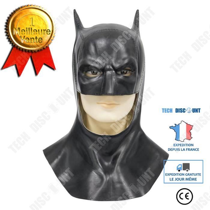 TD® Halloween decoration batman Batman Masque Couvre-chef Cosplay ...