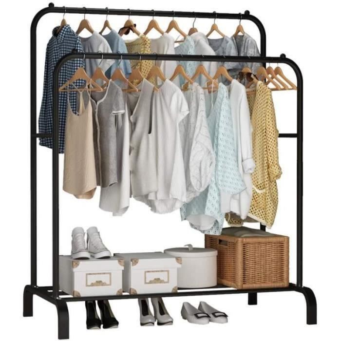 PORTANT AMOVIBLE - PENDERIE MOBILE Portant À Vêtement Penderie Porte ...