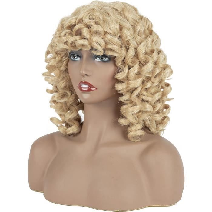 12 Inch Afro Wigs For Black Women Afro Kinky Curly Wig With Bangs Curly ...