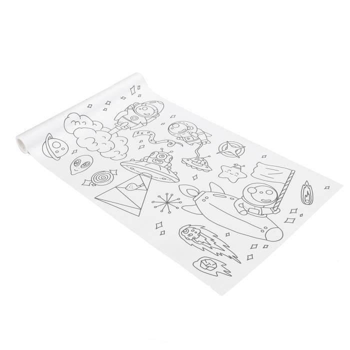 Rouleau de papier à colorier pour enfants - VBESTLIFE - Matériau sr ...