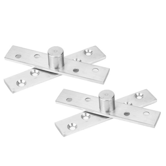 YOSOO charnière rotative 2 pièces charnière à pivot rotatif à 360 ...