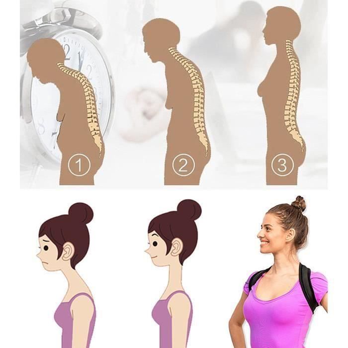 Beiping-Correcteur de posture Dos Réglable par Orthèse de maintien pour ...