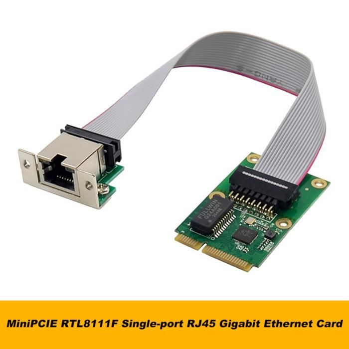 Carte RéSeau RTL8111F Mini PCIE Gigabit Carte LAN Ethernet à Port ...