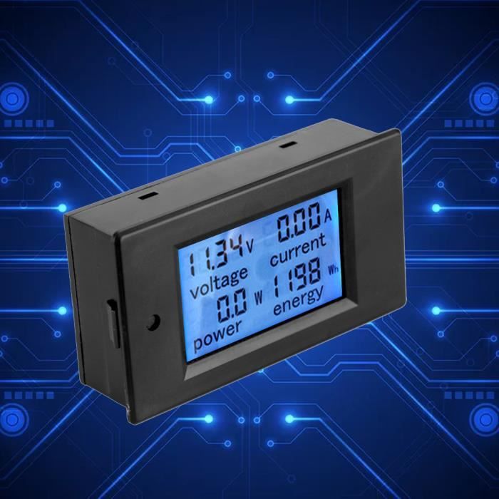 VBESTLIFE Voltmètre Ampèremètre Ammeter Voltmeter, Digital Ammeter ...