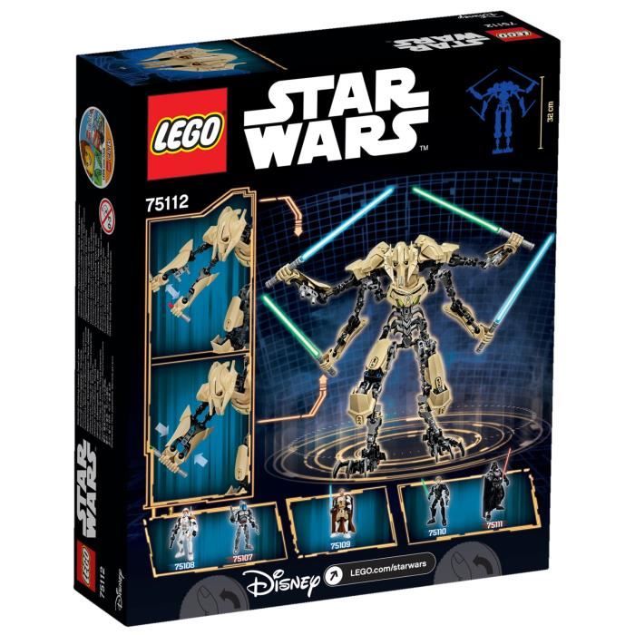 LEGO® Star Wars 75112 Figurine Général Grievous™ - Cdiscount Jeux - Jouets