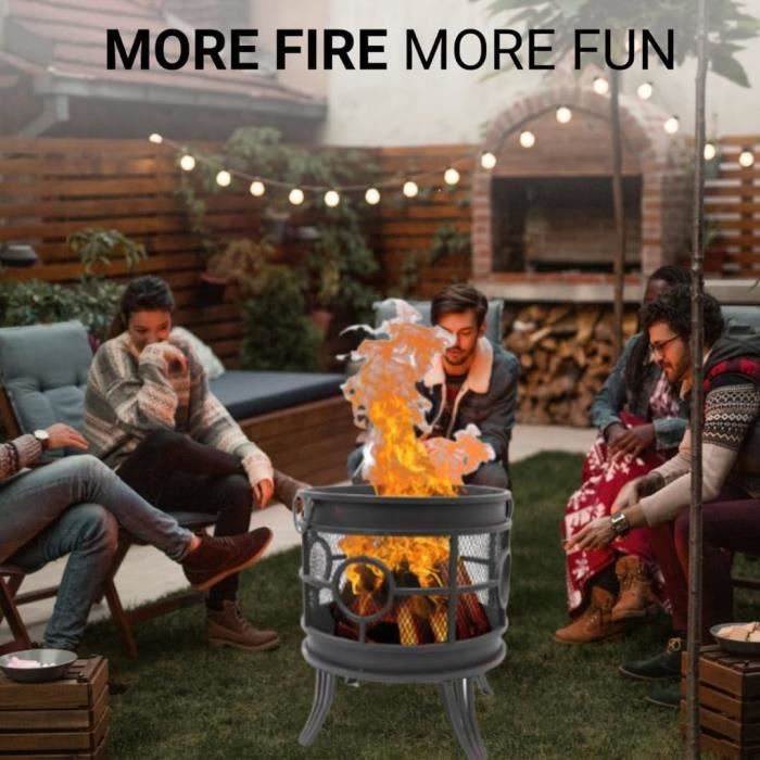 HEAT Outdoor Living Brasero Tynset - Brasero Exterieur - Brasero ...