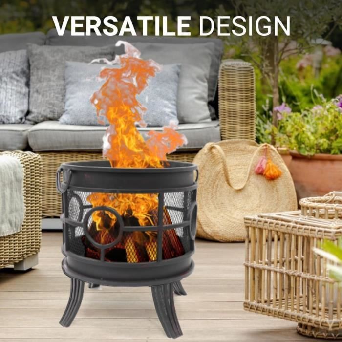 HEAT Outdoor Living Brasero Tynset - Brasero Exterieur - Brasero ...