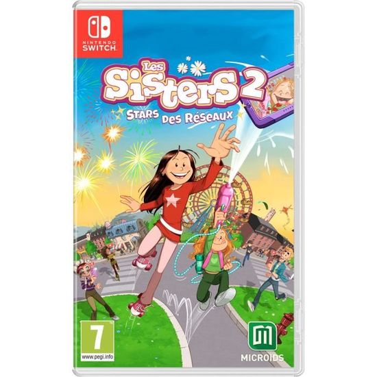 Jeu Nintendo Switch - Les Sisters 2: Star des Réseaux - Aventure - Microïds - Cdiscount Jeux vidéo