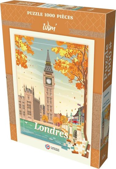 Puzzle Londres Wim' 1000 Pieces, PWLON.[Z914] - Cdiscount Jeux - Jouets