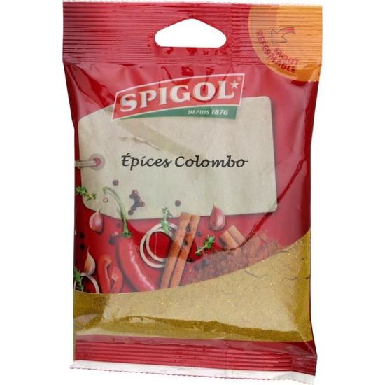 LOT DE 2 - SPIGOL - Colombo - Epices - sachet de 80 g - Cdiscount Au ...