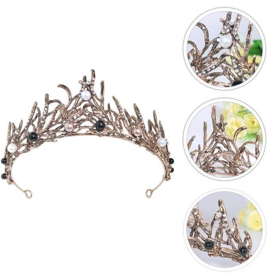 Chic Délicat Mariée Perle Couronne Femelle Coiffe De Partie Pour Le ...