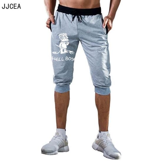 Short,Short en coton pour homme, vêtement de sport, de musculation ...