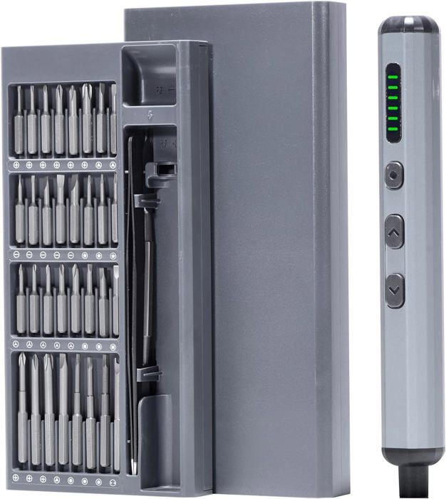 Kit Tournevis De Précision, 68 En 1 Mini Tournevis Électrique Sans Fil ...