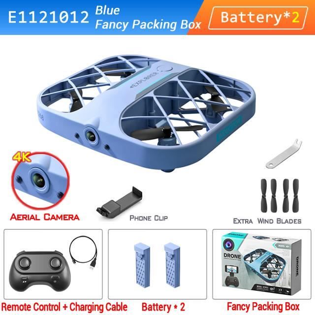 V2 - Bleu B2 - Mini drone JJRC H107 avec 4K - 8k HD caméra Wifi FPV ...