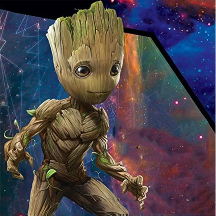 Kit De Broderie Diamant 5D Alien Groot 30 X 30 Cm[a7446] - Cdiscount Maison
