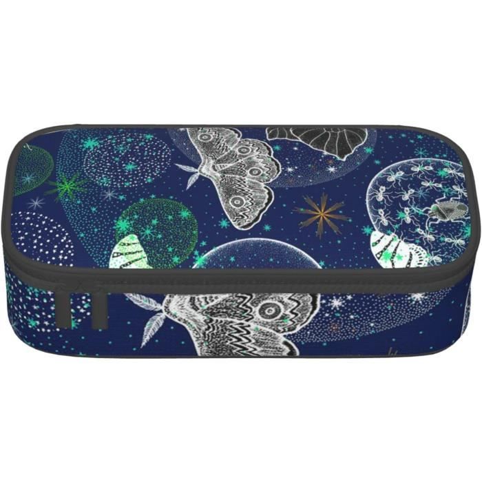 Moth Moon Trousse À Crayons Grande Capacité Pour Homme Et Femme Avec ...