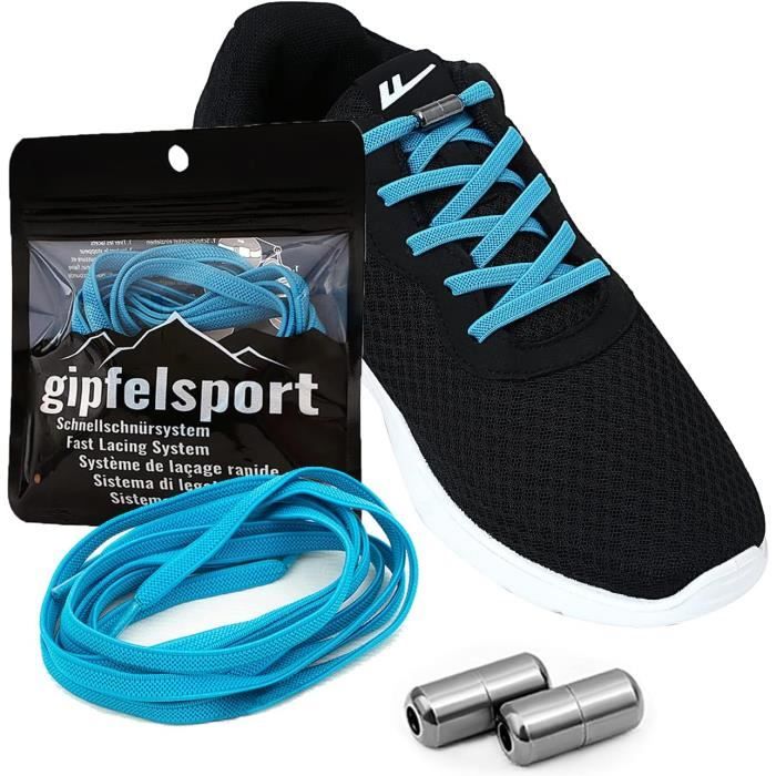 Lacets élastiques avec fermeture en métal - Système de laçage rapide en ...