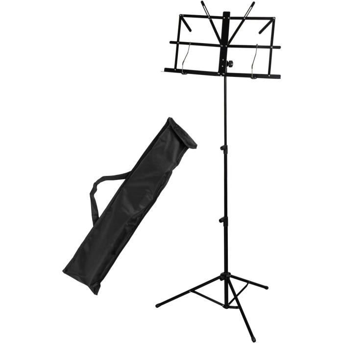 Pupitre avec sac pour enfants et adultes I pupitre métal noir I pupitre ...