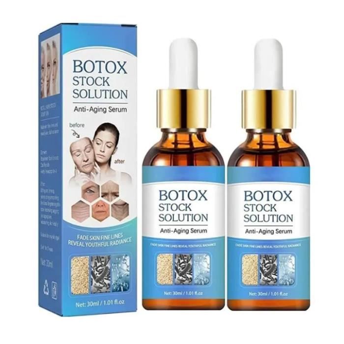 2pcs Botox Sérum Anti âge Sérum Anti âge Sérum Anti Ride Profond