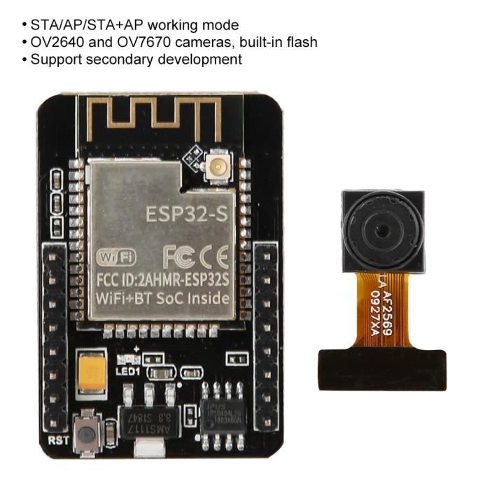 Carte De Développement Bluetooth Esp32 Cam Esp32 5v Wifi Module De