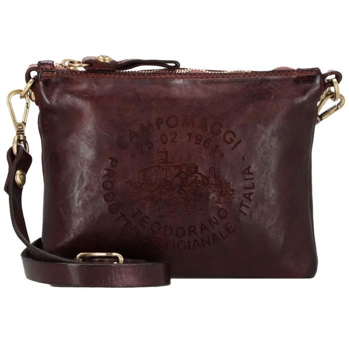 Campomaggi Sac bandouliére 93295 cuir 21 cm vinaccia - Cdiscount ...