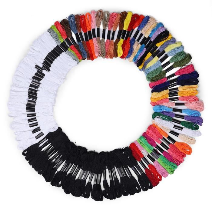 Fil de point, fil à broder coloré, ne se casse pas facilement Broderie ...
