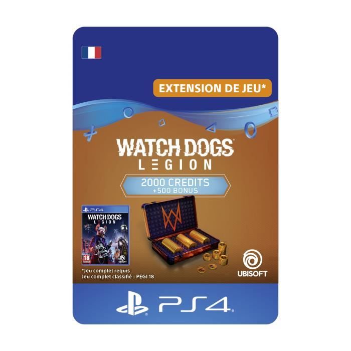 DLC 2500 Crédits WD pour Watch Dogs®: Legion - Code de Téléchargement ...