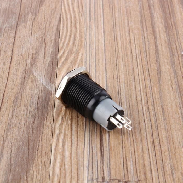 ROM Interrupteur Poussoir Led, 12V 3A 16Mm 5/8'' Voiture Etanche ...