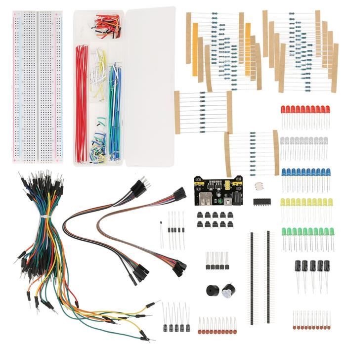 LAN Kit De Démarrage De Composants Électroniques Basic Starter Kit, Electronics Component ...