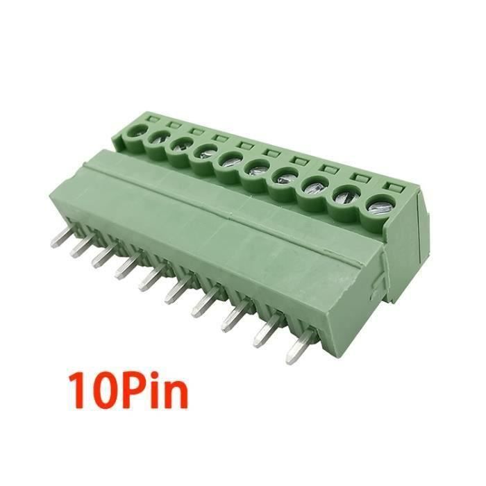 FINE-10PIN-5Pair -Bornier à vis PCB KF2EDG 5-10mm381 paires15 bornier à ...