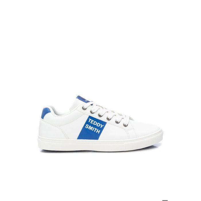 Sneakers basses cuir PU - Teddy smith. Bleu - Cdiscount Chaussures
