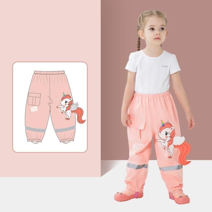 Poncho Pluie,Pantalon de Pluie Style Optique pour Enfant Garçon et ...