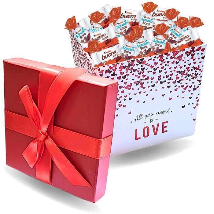 Assortiment de 50 Chocolats KINDER Schokobons et Mini Bueno dans une ...