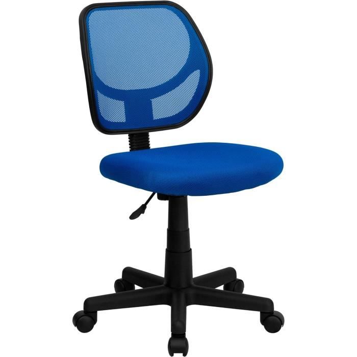 Chaise De Bureau Pivotante En Maille Bas Avec Dossier Carré Incurvé ...