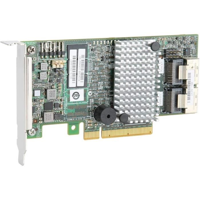 Carte Contrôleur Sas, Lsi 9267 8I 2208 6 Go S 512 Mo Pci E 2.0 8 Ports ...