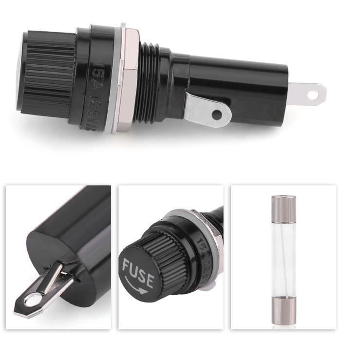 Shunli-5pcs Support de fusible monté sur panneau électrique pour 6 * 30 ...