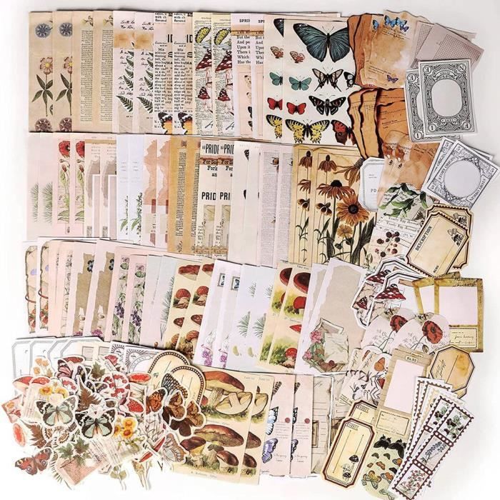 Vintage Scrapbook Supplies Pack Vintage Ephemera Pack Decoupage ...