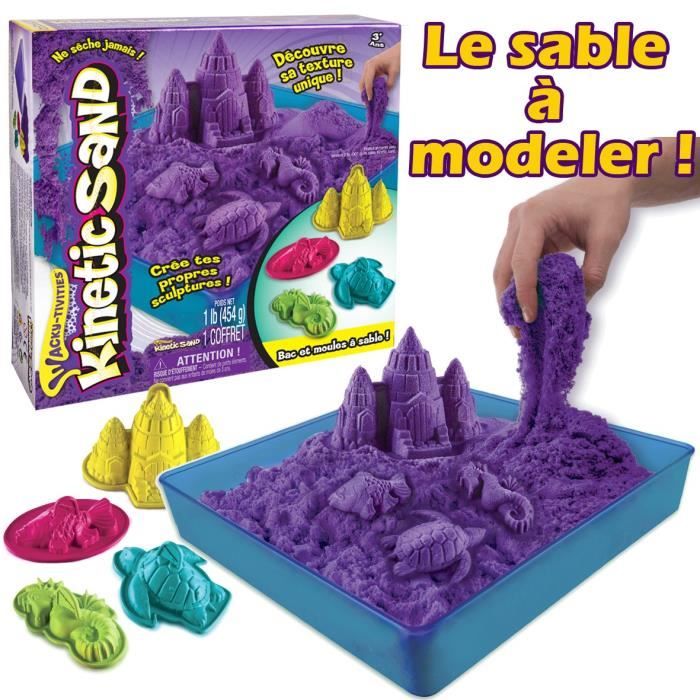 KINETIC SAND Coffret Château de Sable Spinmaster - Cdiscount Jeux - Jouets