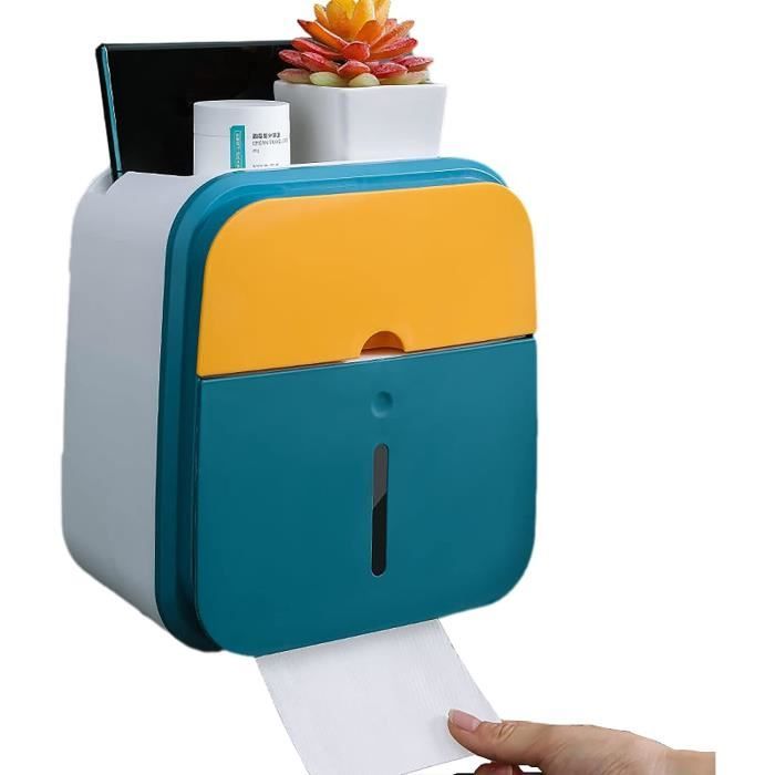 Porte-Rouleau De Papier Toilette Adhésif Avec Tiroir, Porte-Papier ...
