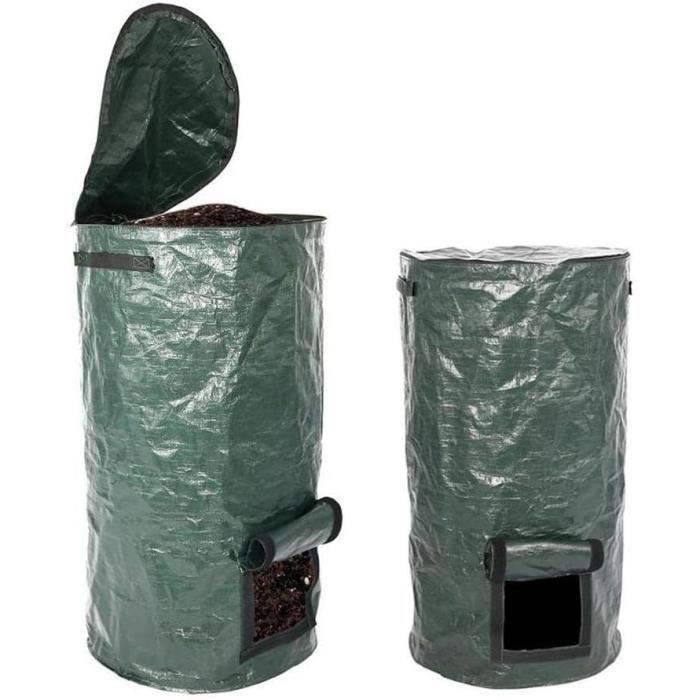 Sacs de compost biologiques TRAHOO - Lot de 2 sacs de 15 gallons ...