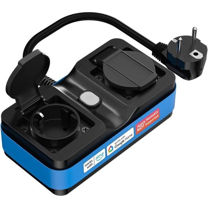 Multiprise Connectée Extérieure (Type F), Prise Wifi Étanche Ip44 ...