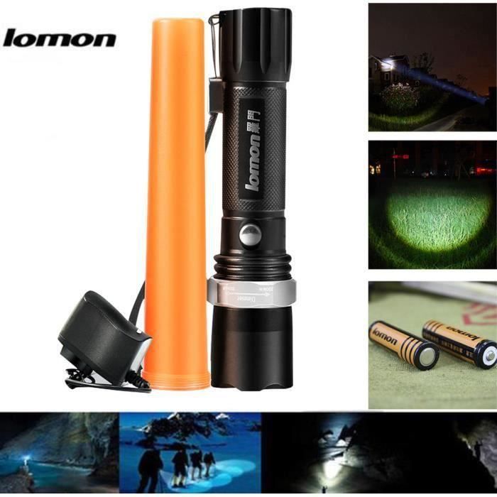 LAMPE ELECTRIQUE IPX-55 Waterproof life Rating LED Outdoor Flashlight ...