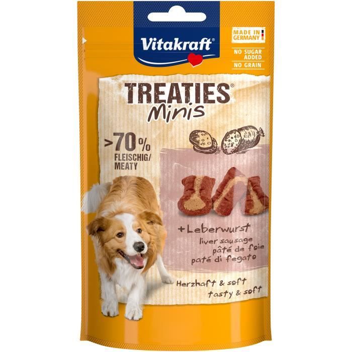 VITAKRAFT Treaties Mini Friandise pour chien au Pâté de foie - Lot de ...