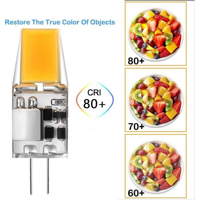 Lampes à LED G4 5W de Remplacement pour Lampes Halogènes 30W 40W 50W G4 ...