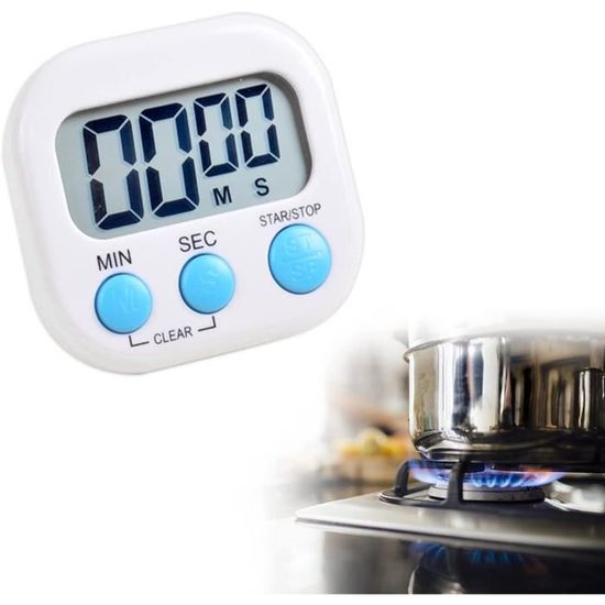 Minuteur de Cuisine,Minuterie de Cuisine,Minuteur Aimanté,Minuteur de ...