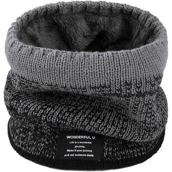 Hiver Écharpe Cache-Cou Écharpe Homme Chauffant Écharpe Femme -Vent Ski ...